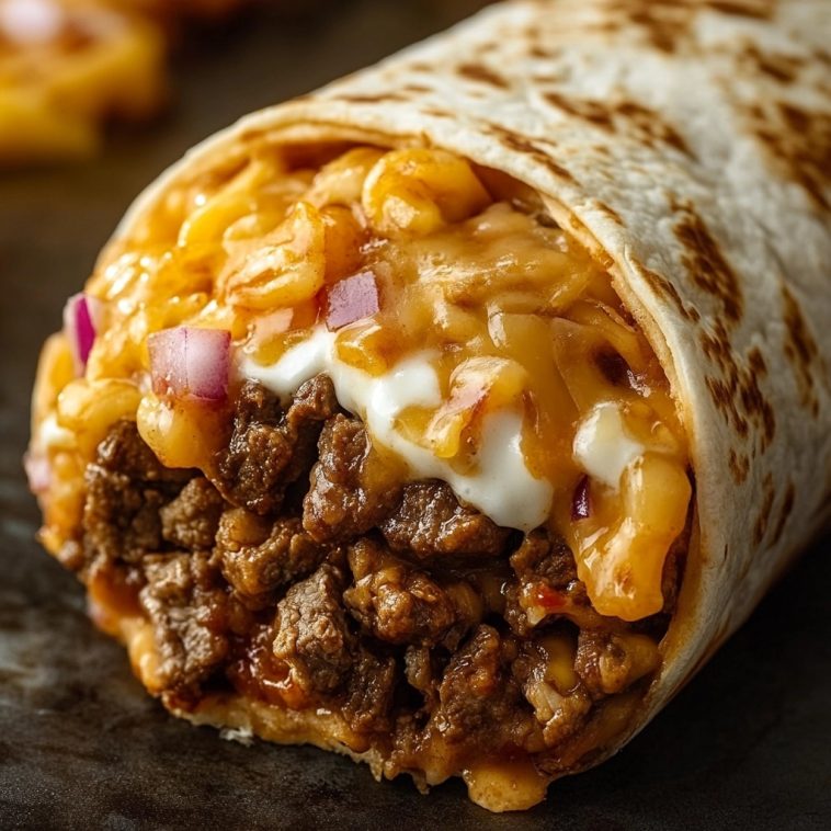 Taco Bell Beefy Melt Burrito - Cook Mingle