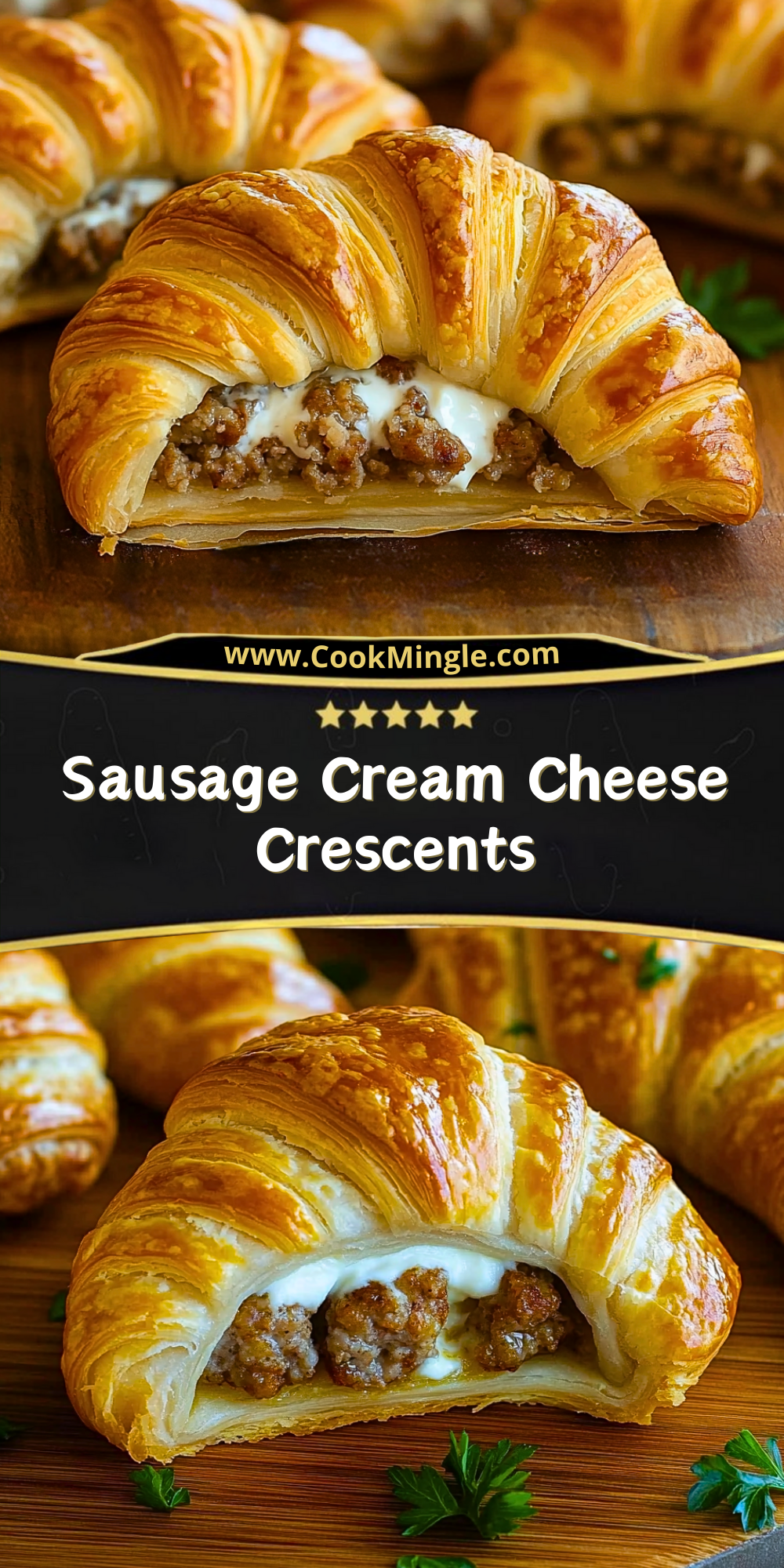 Sausage Cream Cheese Crescents - Cook Mingle