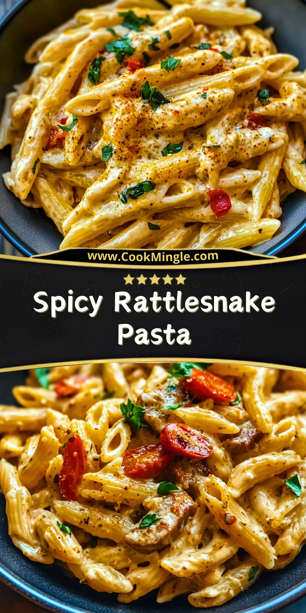 Spicy Rattlesnake Pasta - Cook Mingle
