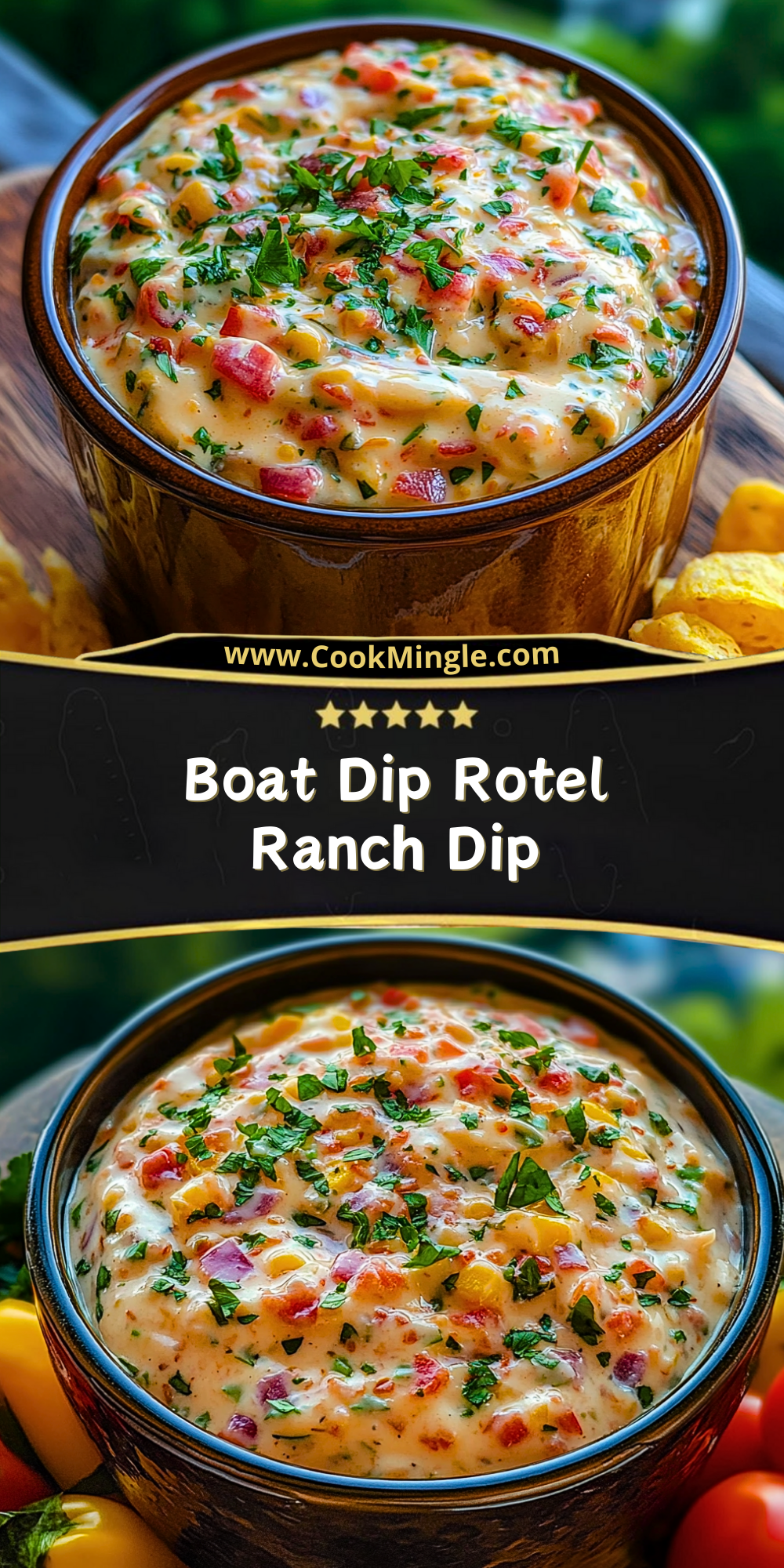 Boat Dip Rotel Ranch Dip - Cook Mingle