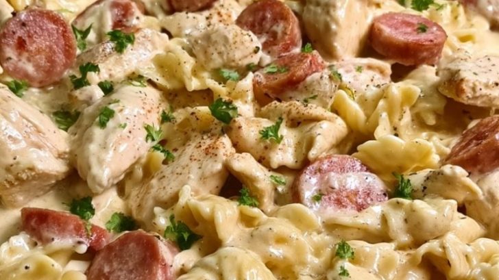 One-Pot Spicy BBQ Chicken Cheeseburger Pasta – Cook Mingle