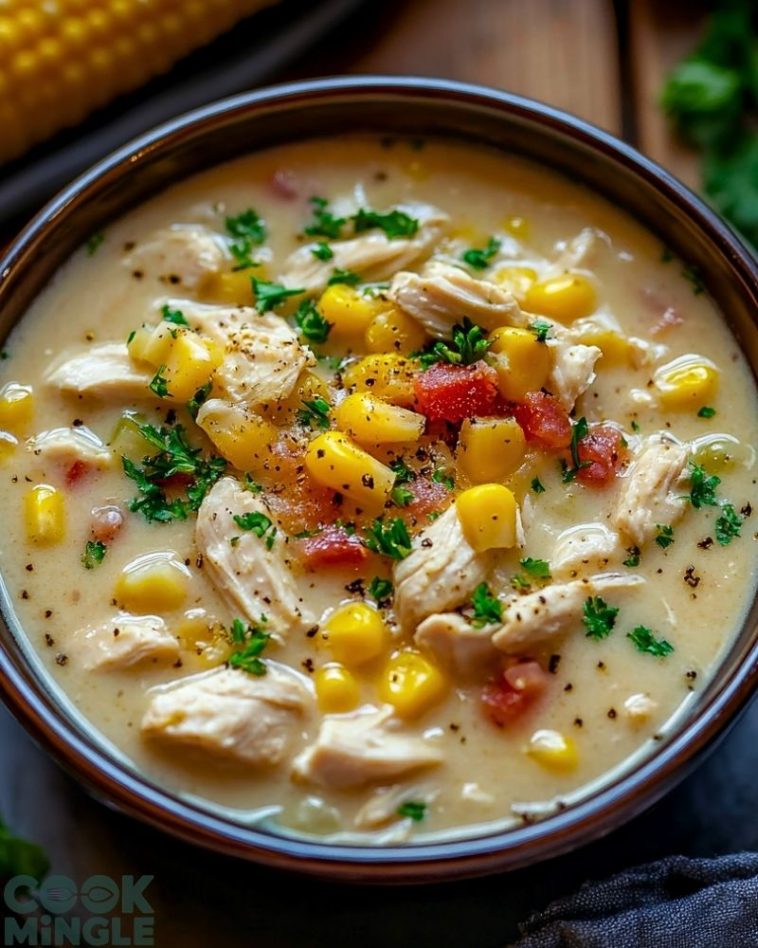 Creamy Chicken and Corn Chowder Recipe - Cook Mingle