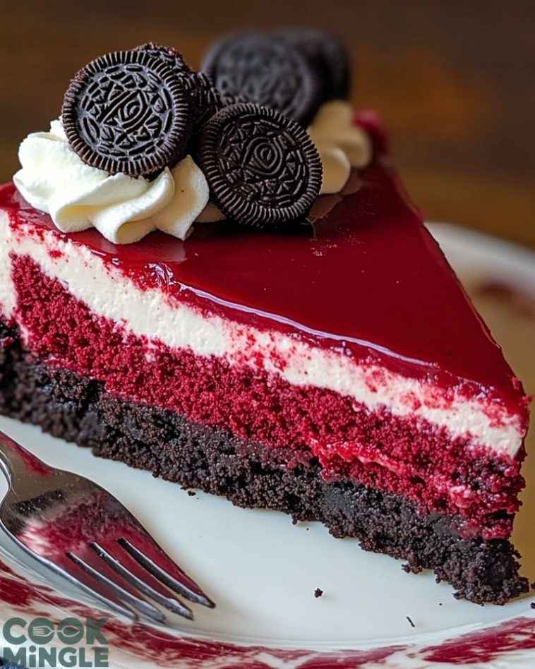 Decadent Red Velvet Oreo Cheesecake Recipe - Cook Mingle