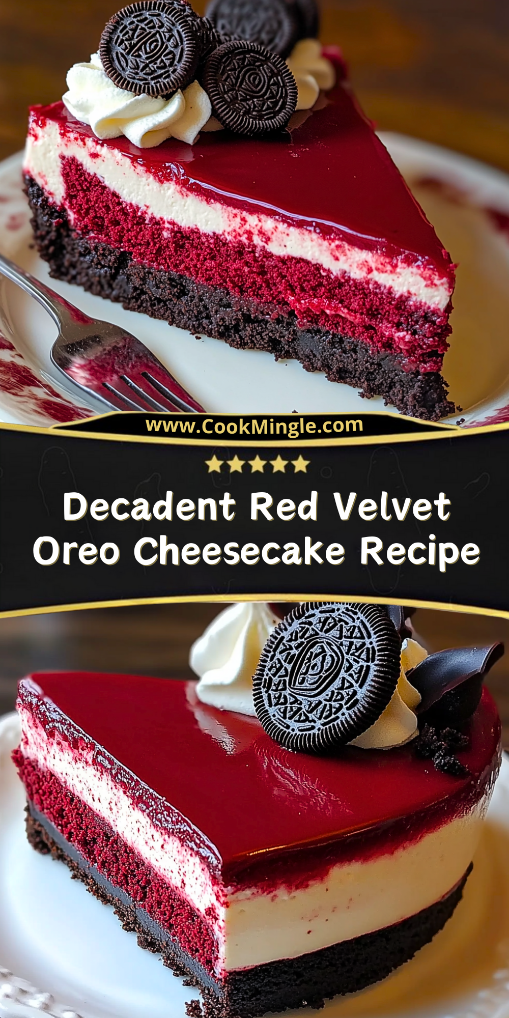 Decadent Red Velvet Oreo Cheesecake Recipe - Cook Mingle