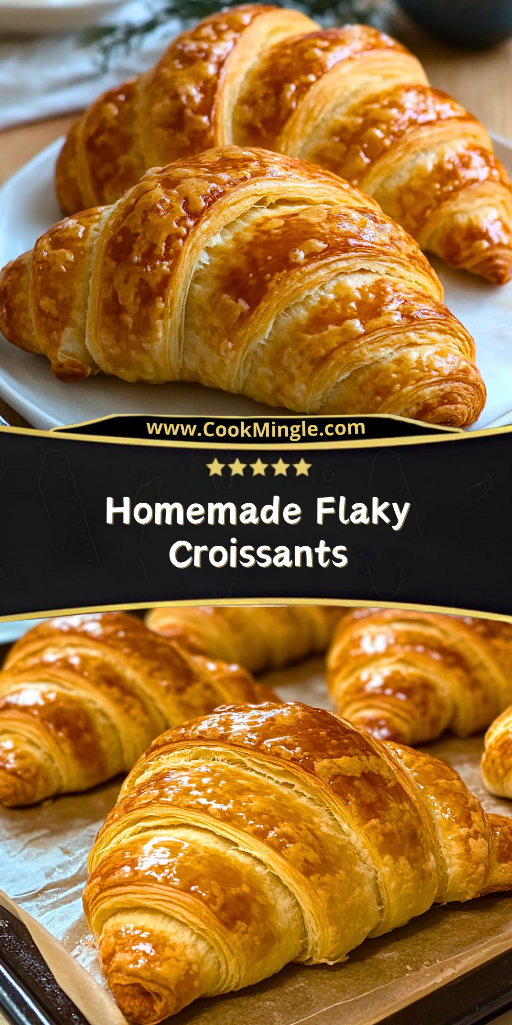 Homemade Flaky Croissants - Cook Mingle