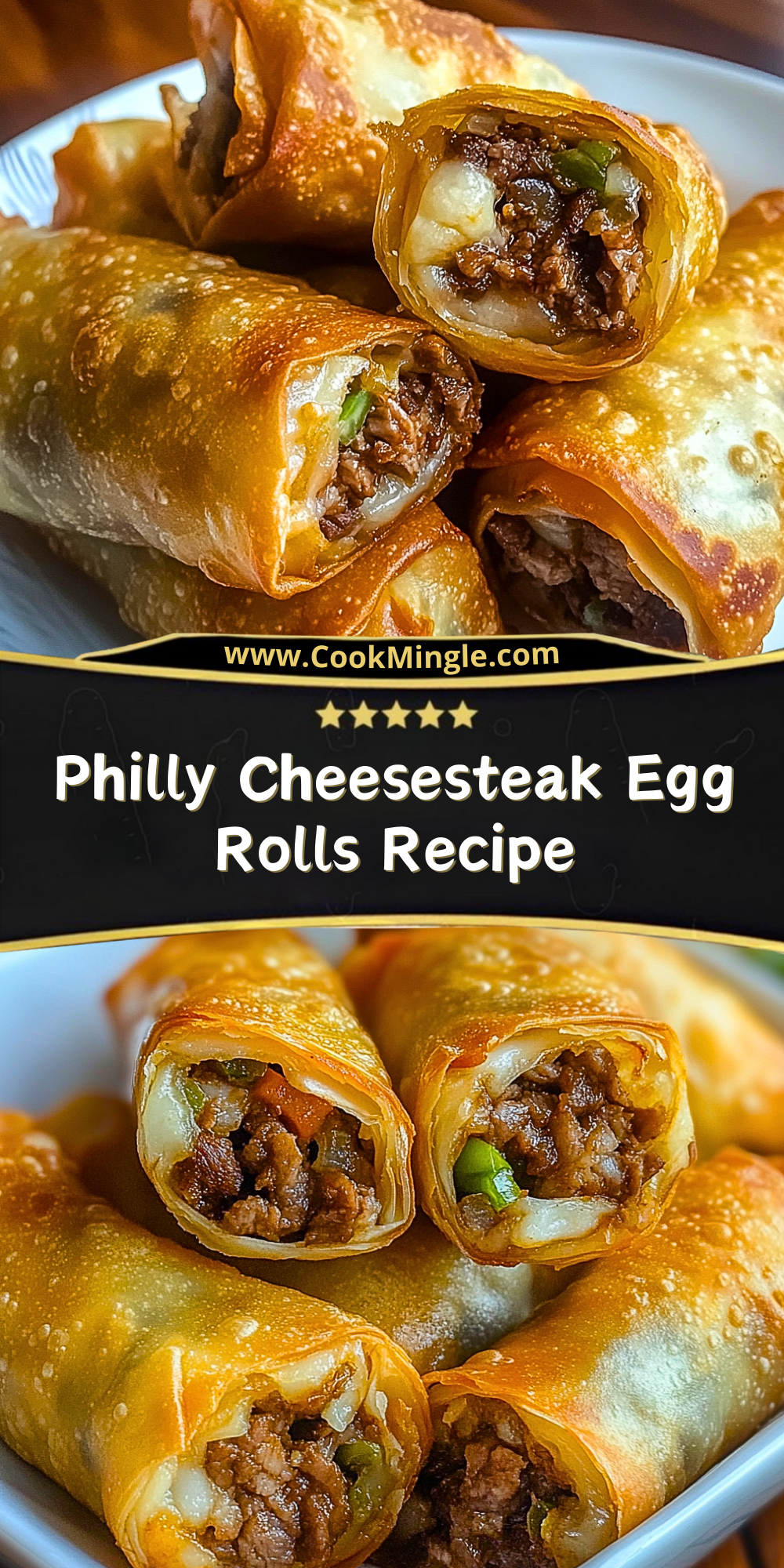 Philly Cheesesteak Egg Rolls Recipe - Cook Mingle
