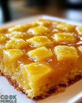 Pineapple Glazed Poke Cake - Cook Mingle