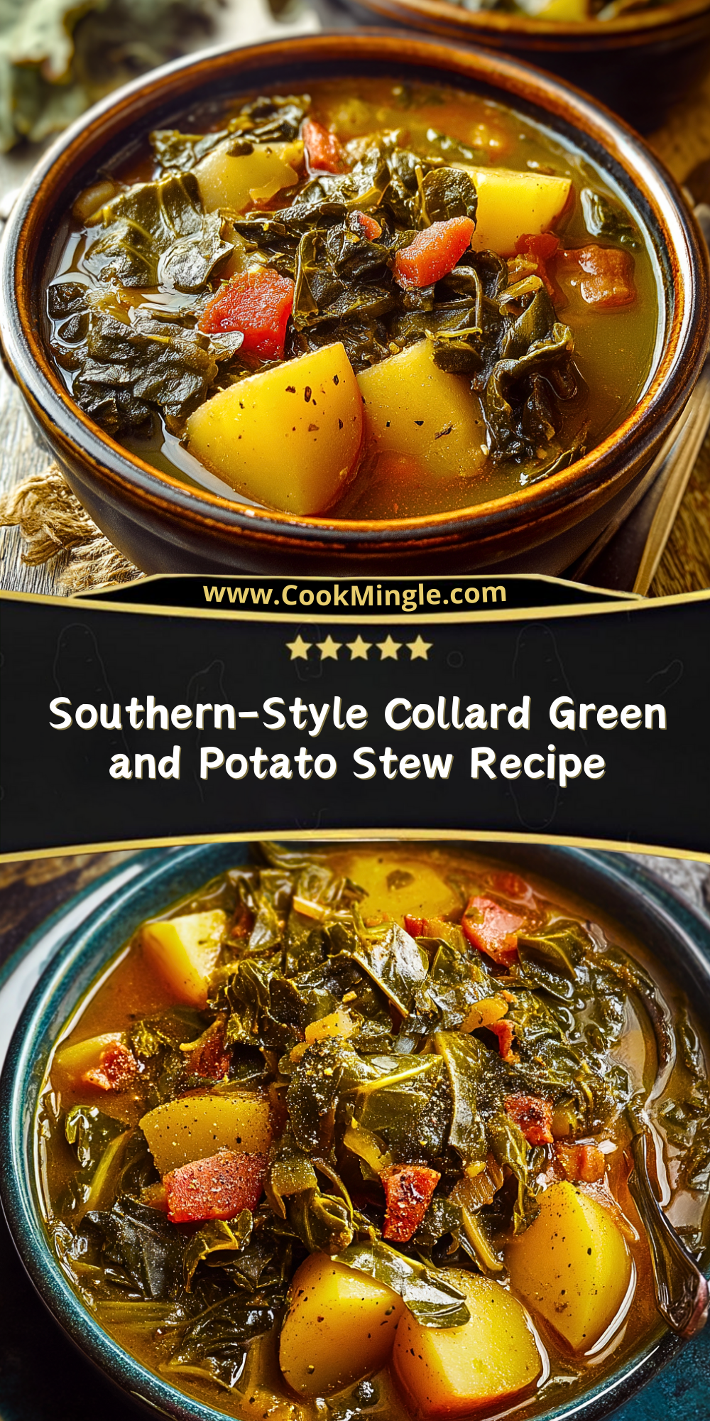 Southern-Style Collard Green and Potato Stew Recipe - Cook Mingle