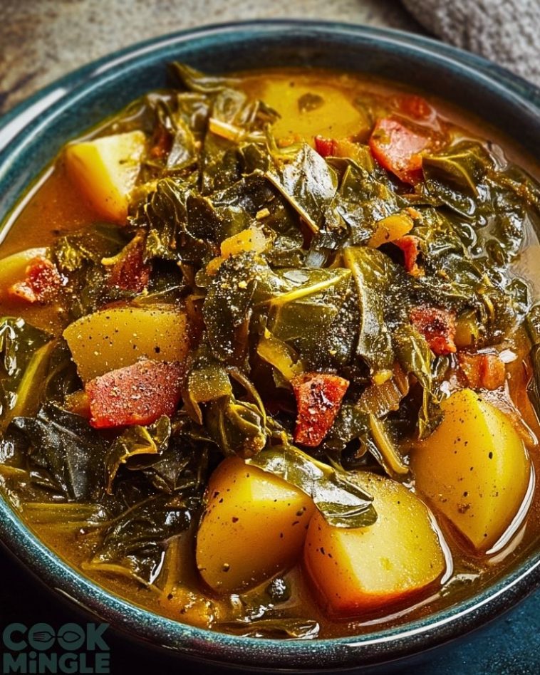 Southern-Style Collard Green and Potato Stew Recipe - Cook Mingle