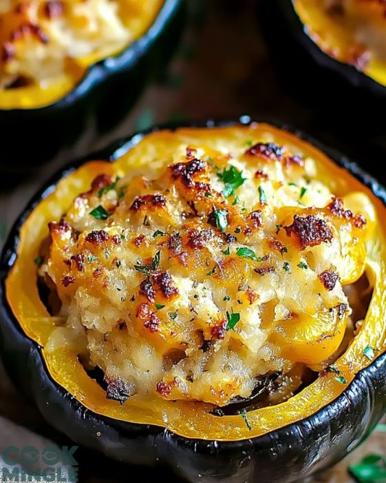 Stuffed Baked Acorn Squash - Cook Mingle