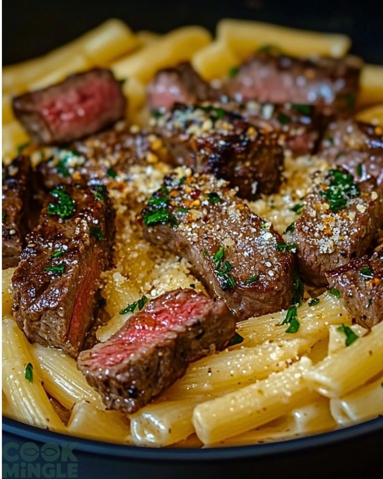 Ultimate One-Pan Creamy Honey Butter Steak Pasta - Cook Mingle