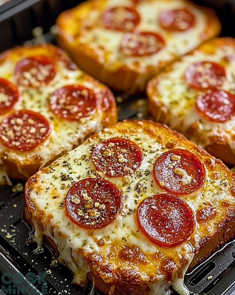 Air Fryer Pizza Toast Recipe - Cook Mingle