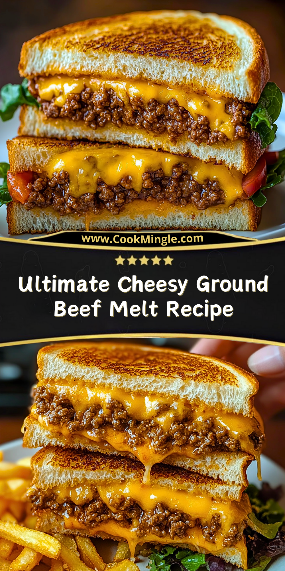 Ultimate Cheesy Ground Beef Melt - Cook Mingle
