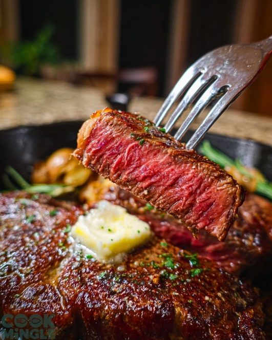 Cast Iron Ribeye Steak - Cook Mingle