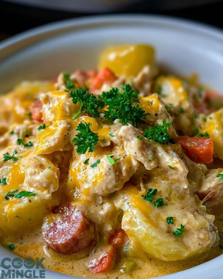 Crockpot Cheesy Chicken - Cook Mingle