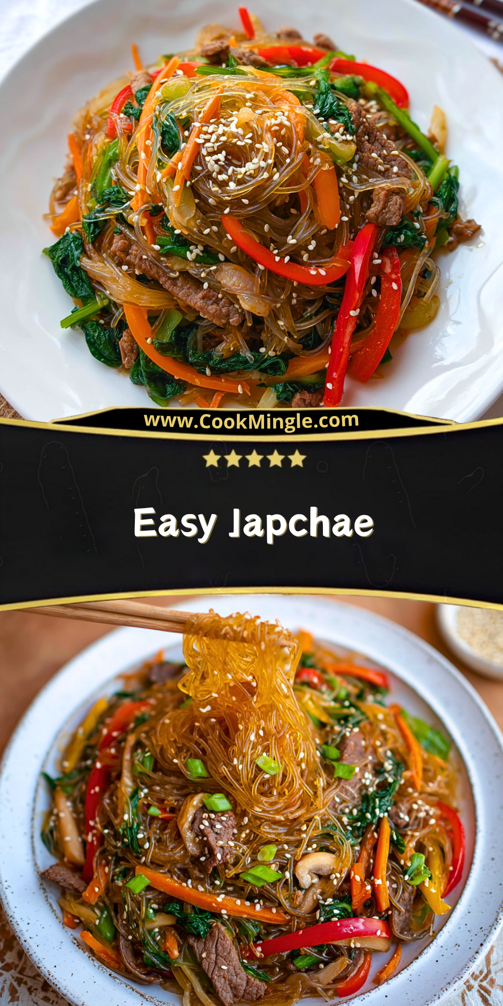 Easy Japchae - Cook Mingle