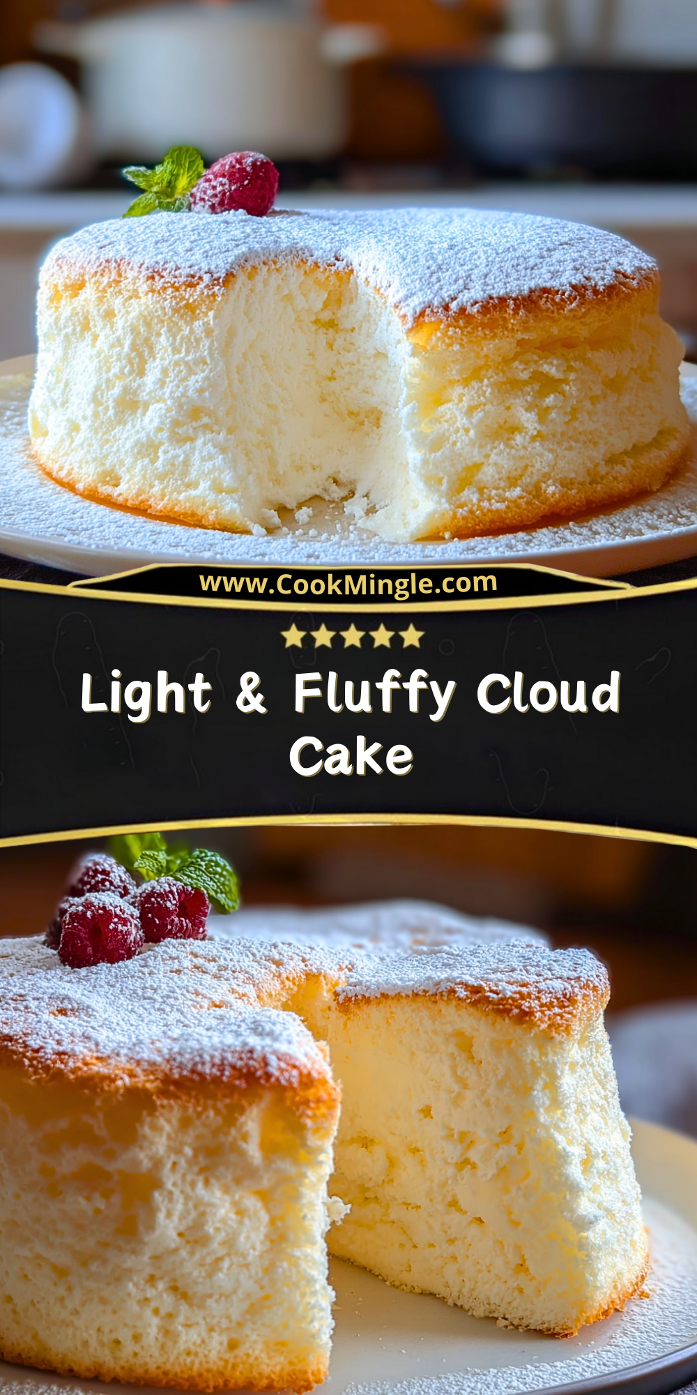 Light & Fluffy Cloud Cake - Cook Mingle