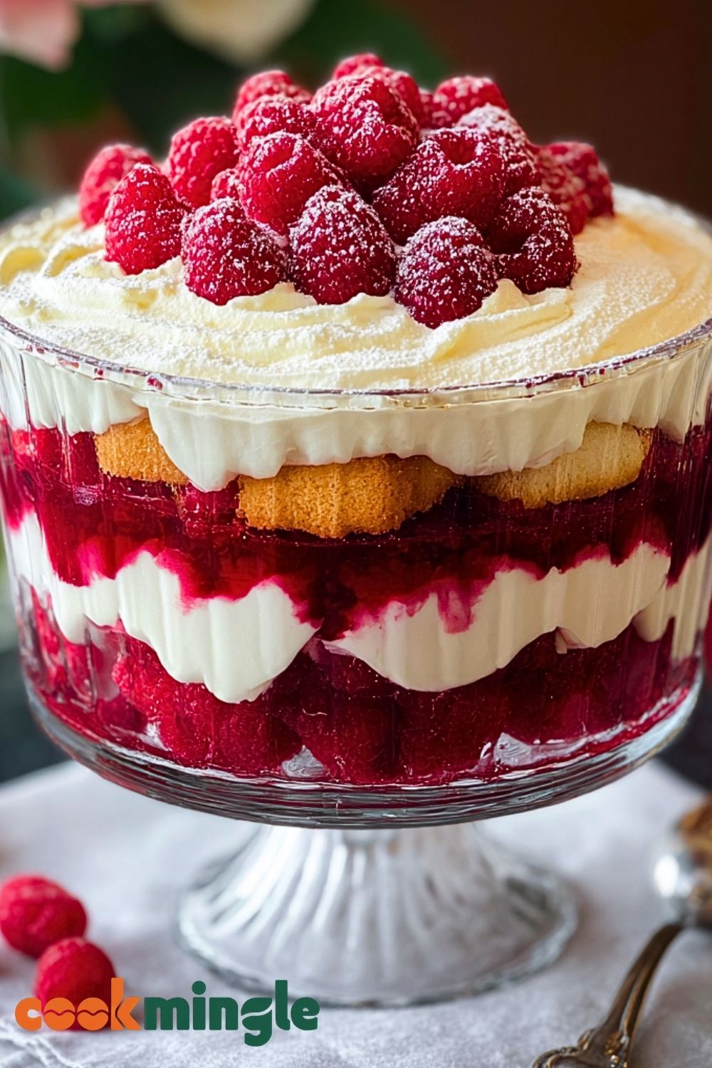 Raspberry Trifle - Cook Mingle