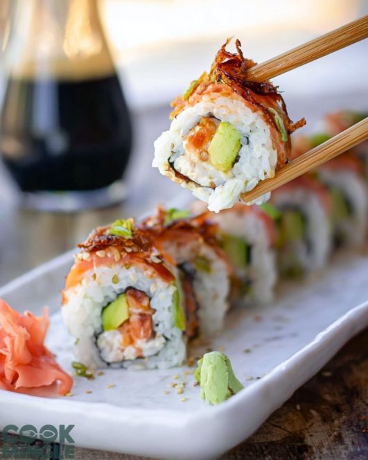 Salmon Skin Roll - Cook Mingle