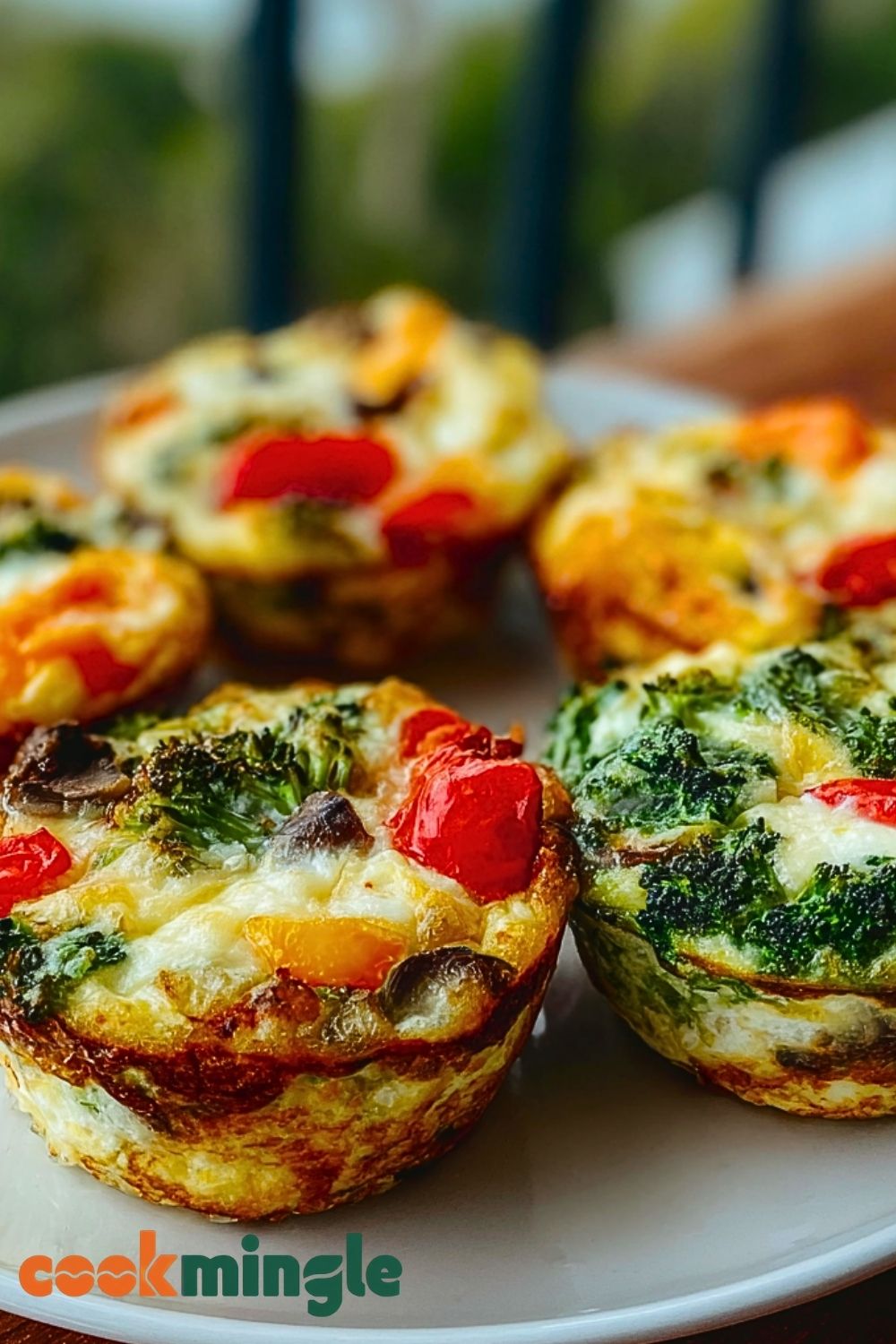 Egg White Muffins with Veggies - Cook Mingle