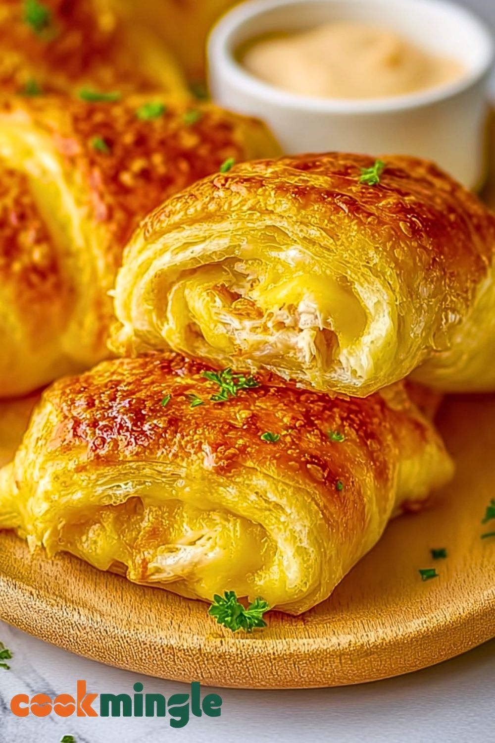 Flaky Cheesy Roll-Ups That Disappear Before They Cool - Cook Mingle