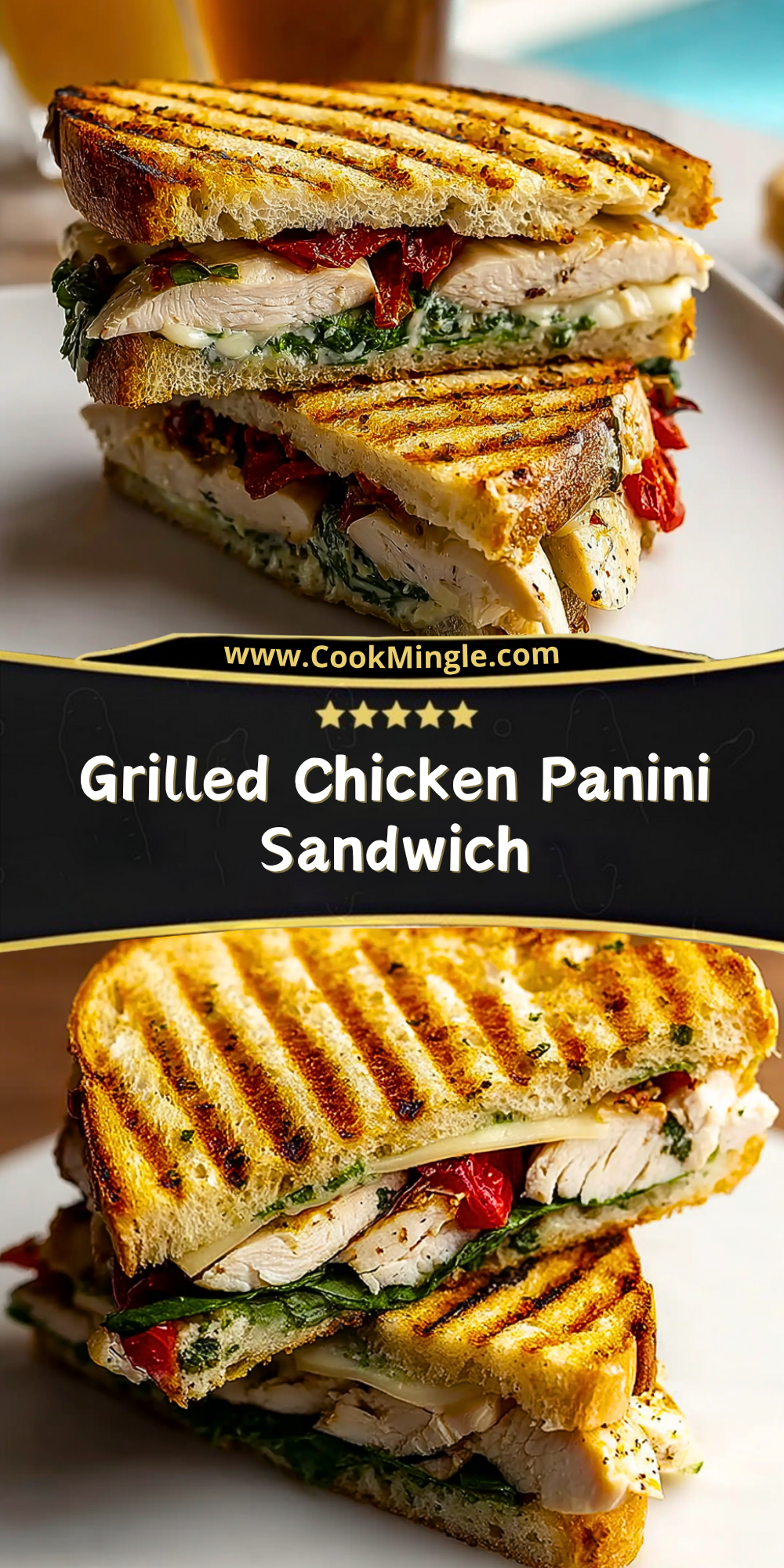 Grilled Chicken Panini Sandwich - Cook Mingle