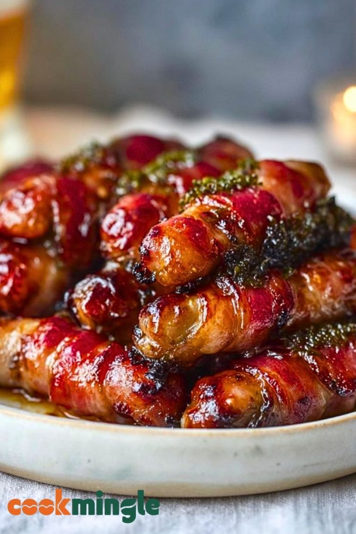 Irresistibly Sticky Pigs In Blankets - Cook Mingle