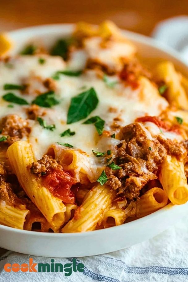Italian Rigatoni Bake - Cook Mingle