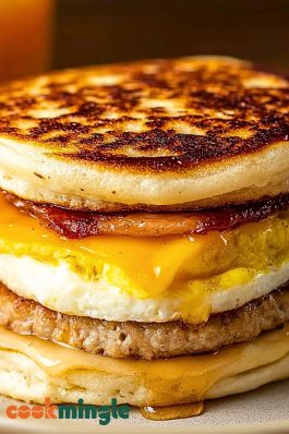Maple Melty Breakfast Sandwich - Cook Mingle