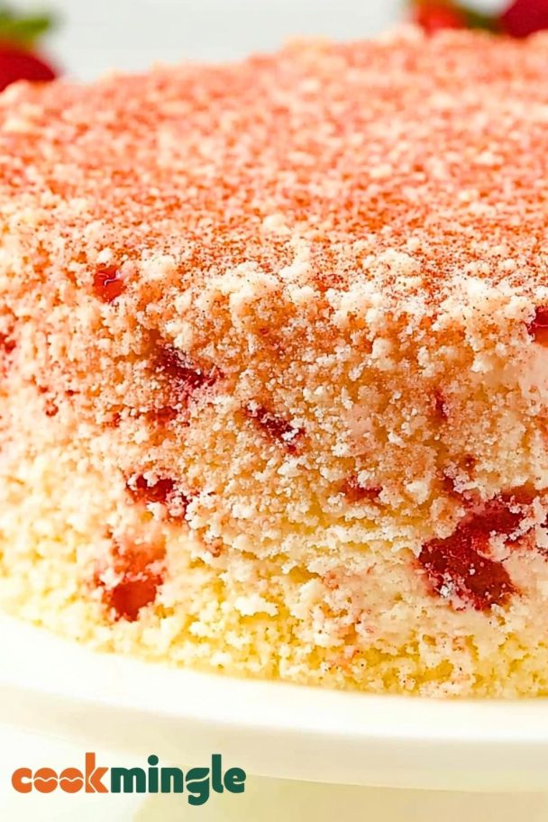Strawberry Shortcake Cheesecake - Cook Mingle