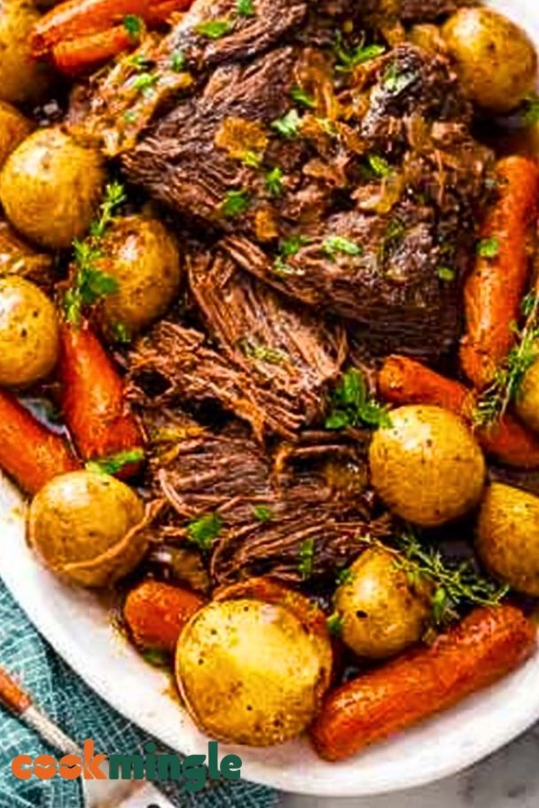Easy Crock Pot Pot Roast - Cook Mingle